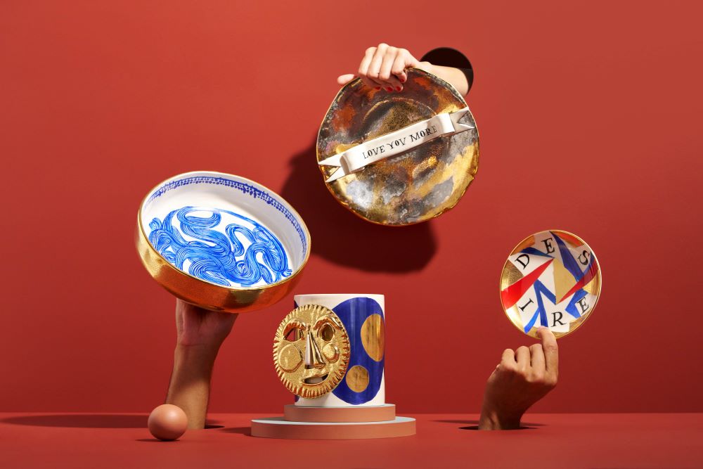 L\'Objet 首度攜手南非陶瓷藝術家 Ruan Hoffmann 推出聯名系列，從蠟燭、擴香組到餐盤、馬克杯，慶祝品牌創立20周年 ...